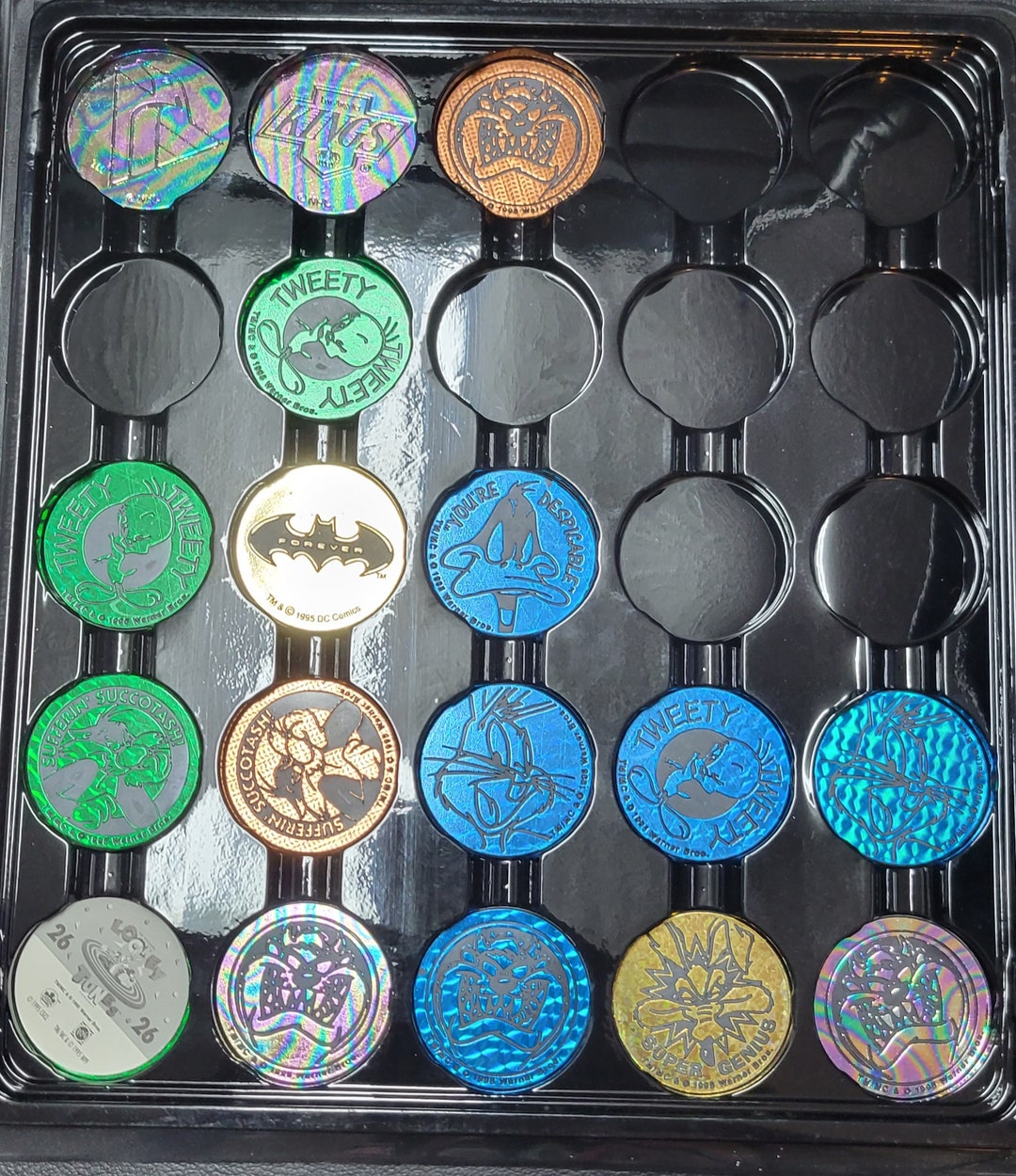 Variety of 1990's Slammers Vintage Imperial Storage Case Looney Tunes ...