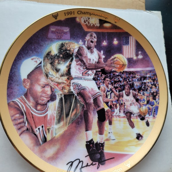 Michael Jordan Plate - Etsy