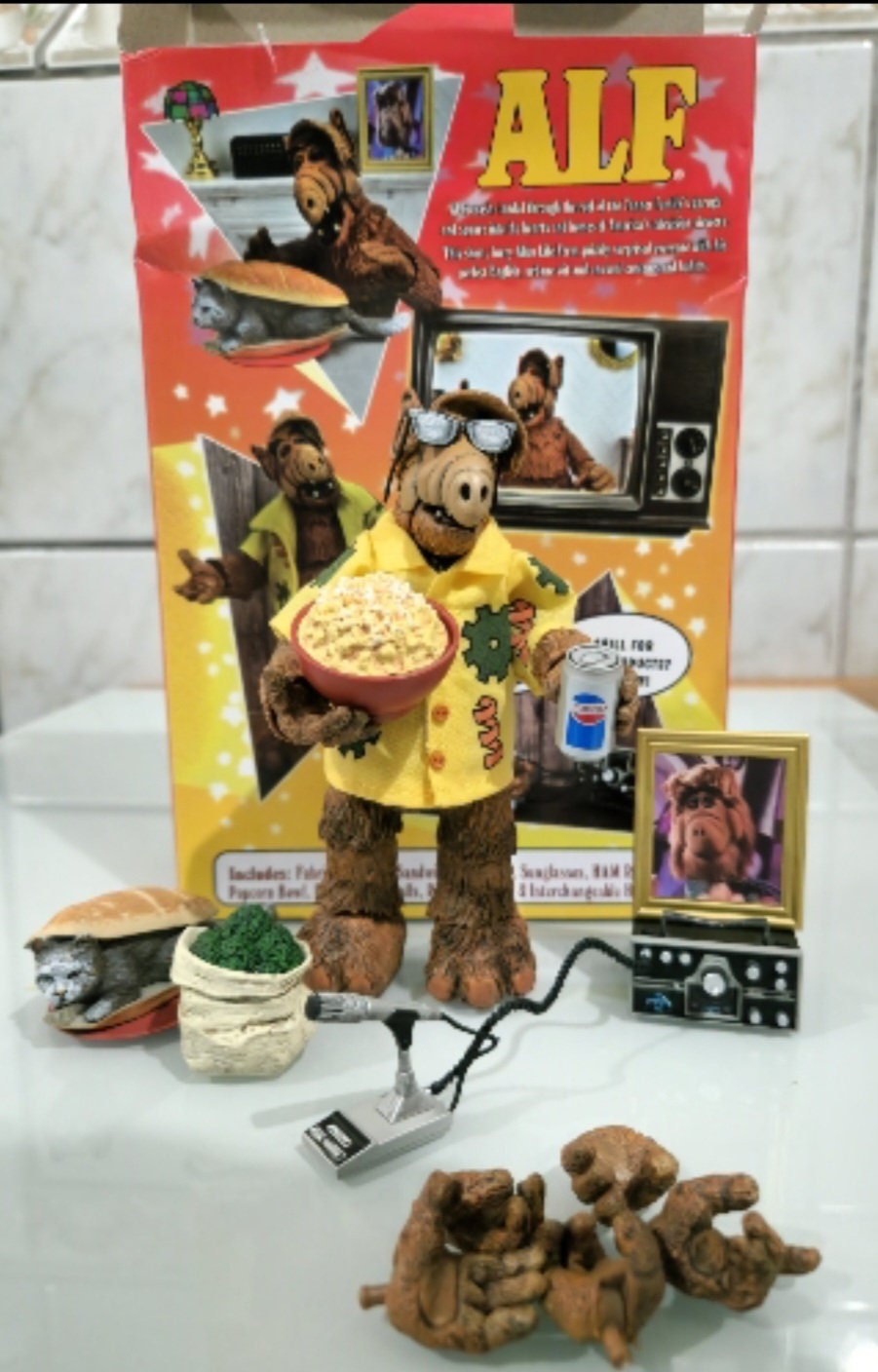 7 Inch ALF alien Life Form Neca Ultimate Action Figure Sealed Box Set 8 ...