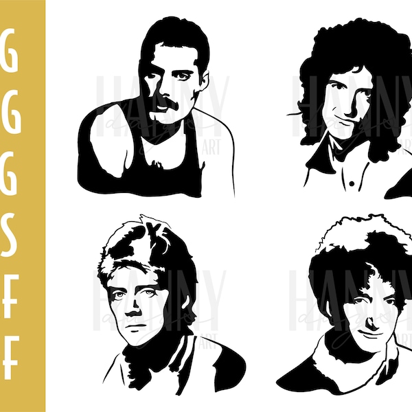 Queen the Band Svg - Etsy