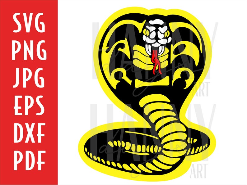 Cobra Kai SVG Logo Color, Karate Kid Dojo Png, Vintage Movie 80s, Strike First Strike Hard No ...