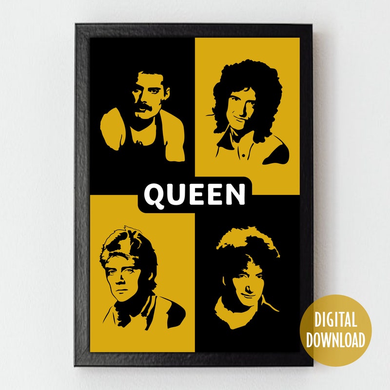 Queen Band Poster - Etsy