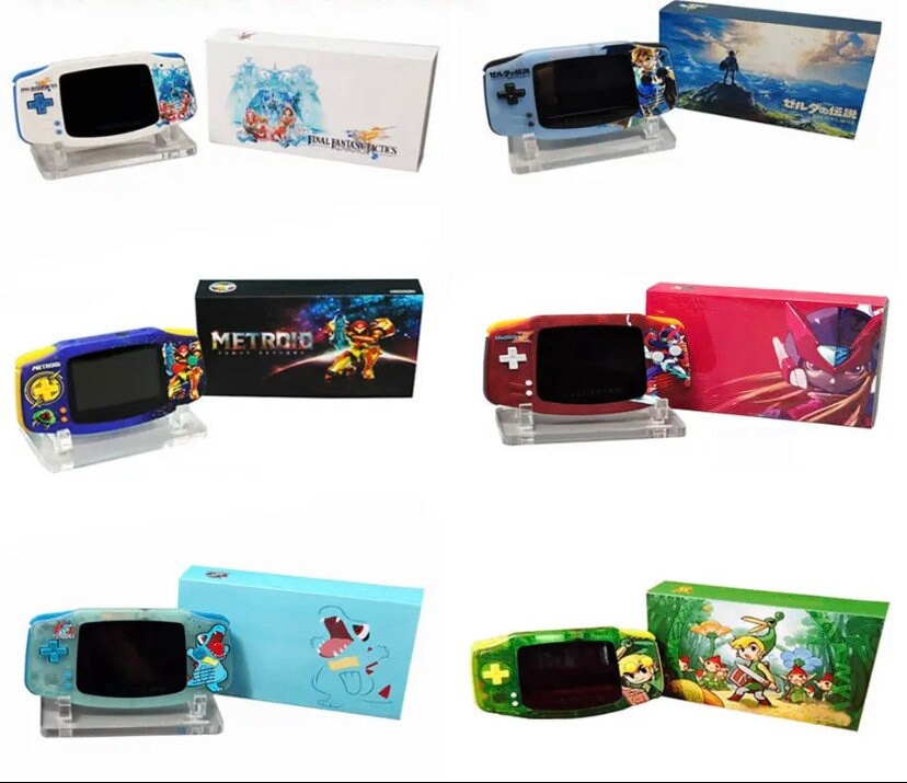 Gba Advance Custom Back Lights Ips Screen - Etsy