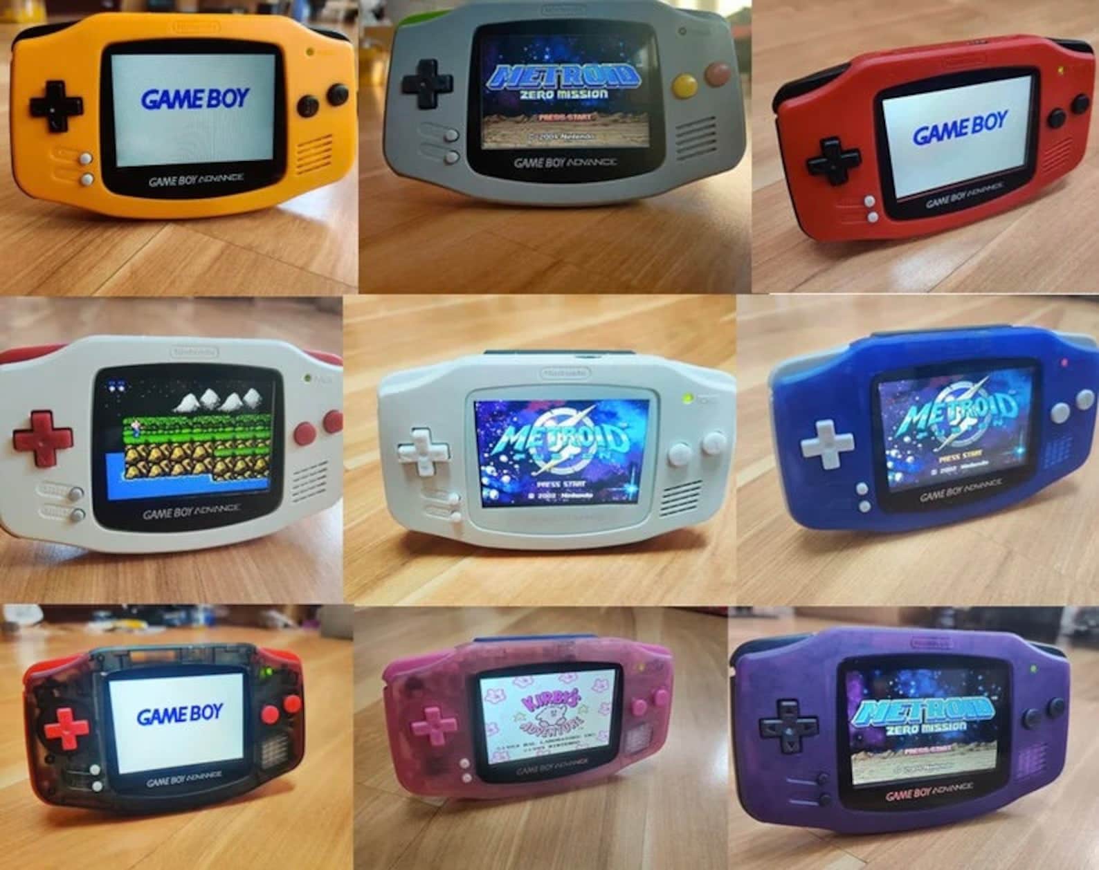 Gba Advance Custom Back Lights Ips Screen - Etsy