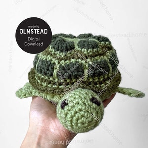 Shellsea Crochet Turtle Coaster Set - PDF Pattern - 4 Coasters ...