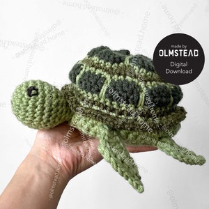 Shellsea Crochet Turtle Coaster Set - PDF Pattern - 4 Coasters ...