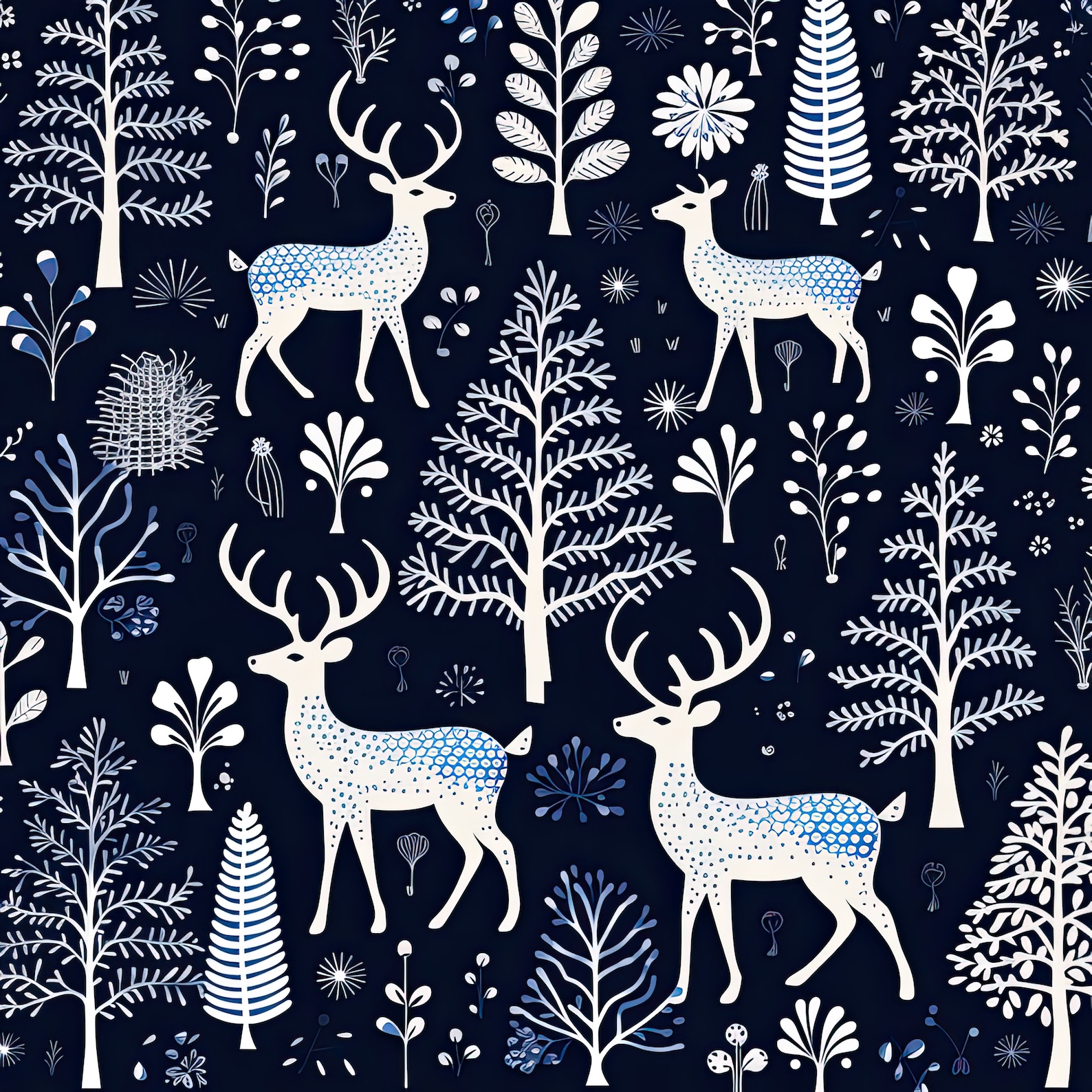 Scandinavian Nights Christmas Wrapping Papers, Rolled Wrapping Paper ...