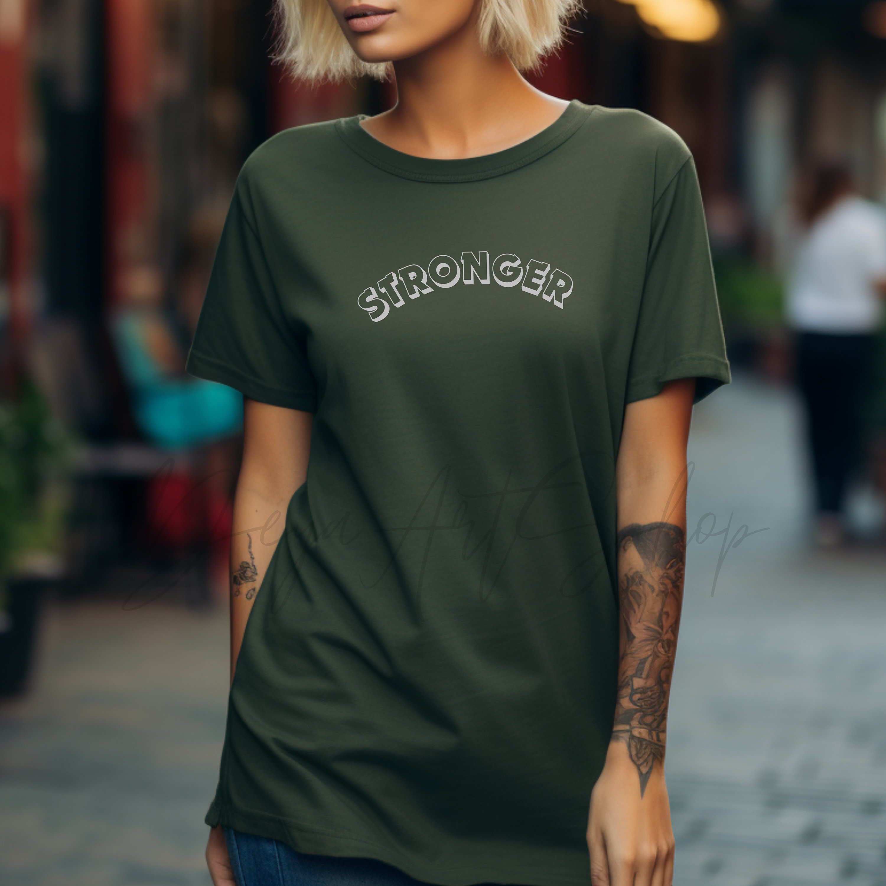 Stronger T-shirt Self-empowerment Tee Love Myself Oversized Tee Self Love Tshirt Empowerment ...