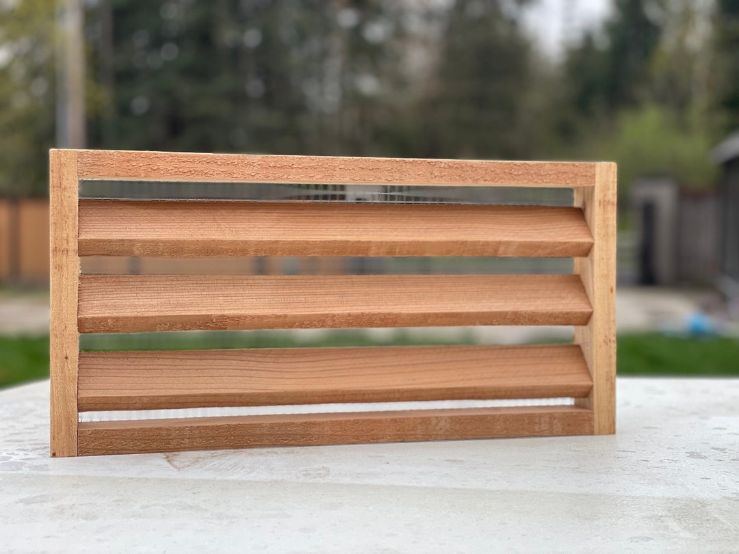 Home Cedar Foundation Vent 8x16 - Etsy