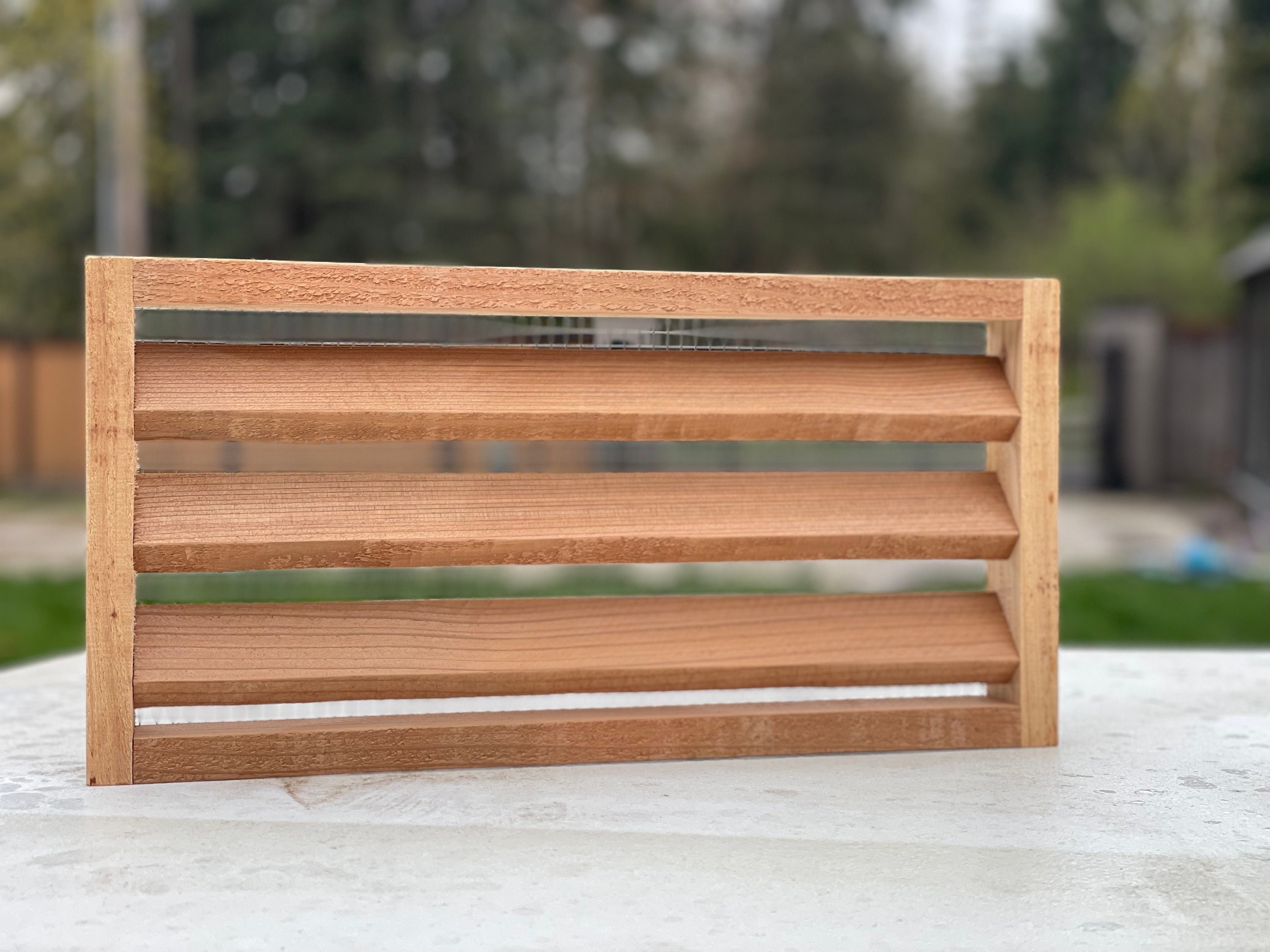 Home Cedar Foundation Vent 8x16 - Etsy