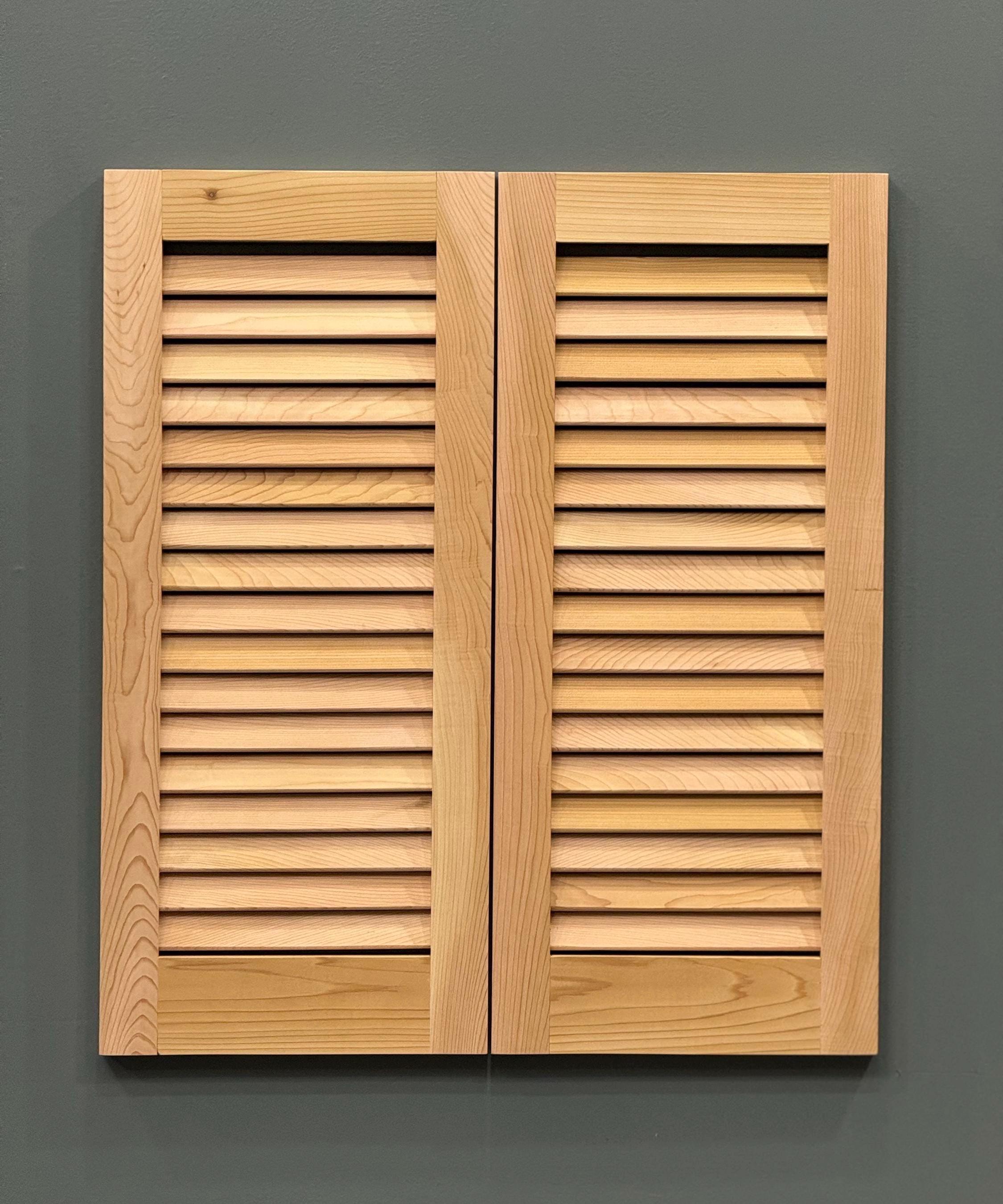 Cedar Shutter Doors - Etsy