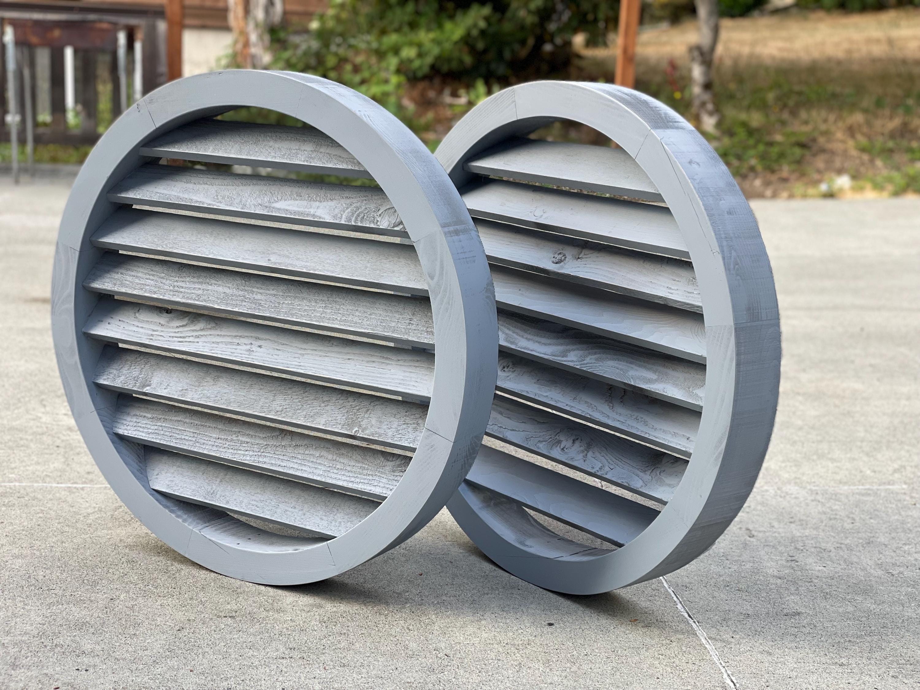Round Exterior Gable Vent, Stucco, Masonry, Brick - Etsy