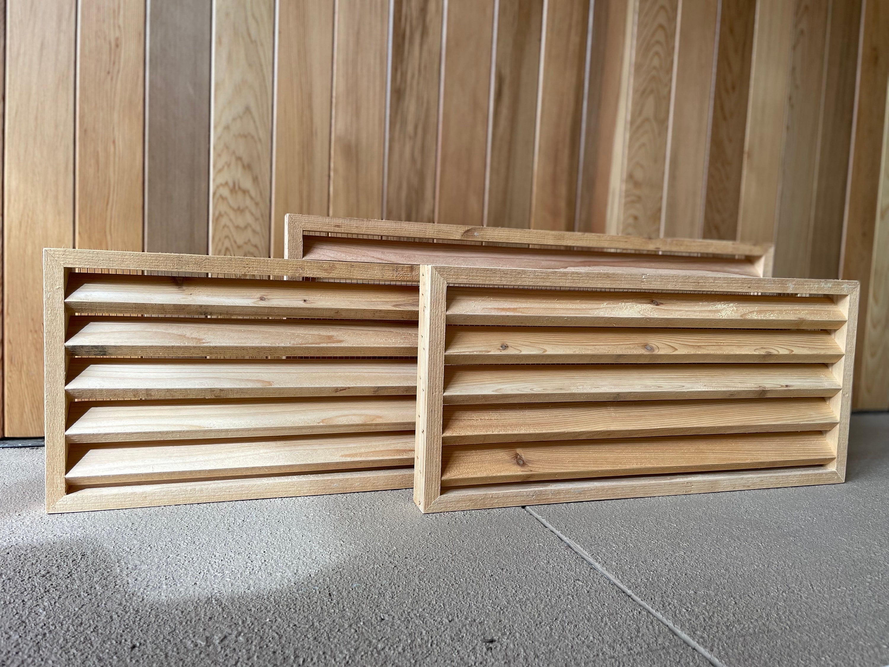Home Cedar Foundation Vent 8x16 - Etsy