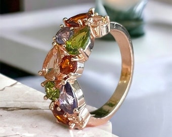 Multi-Stone Rings - Etsy Australia
