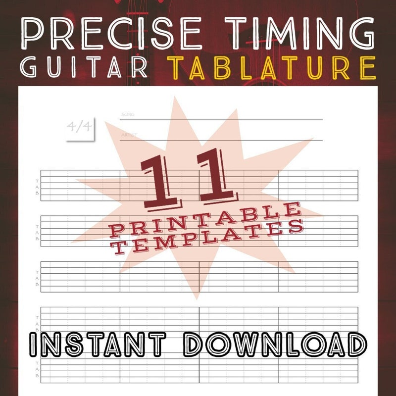 Tablature - Etsy
