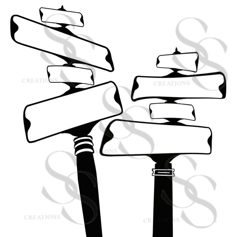 Street Sign Template Multi Pack SVG File Multi - Etsy Australia