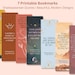 Shakespeare Bookmarks With Quotes, Set of 7, Gift for Booklovers ...