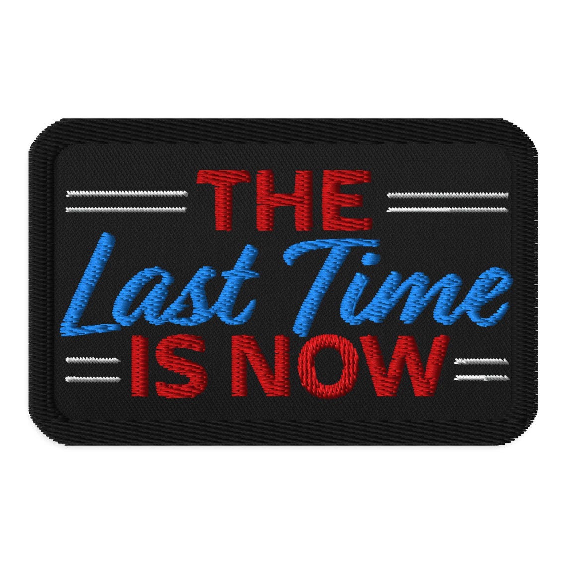 WWE John Cena "the Last Time is Now" Embroidered Patch - Red & Blue ...