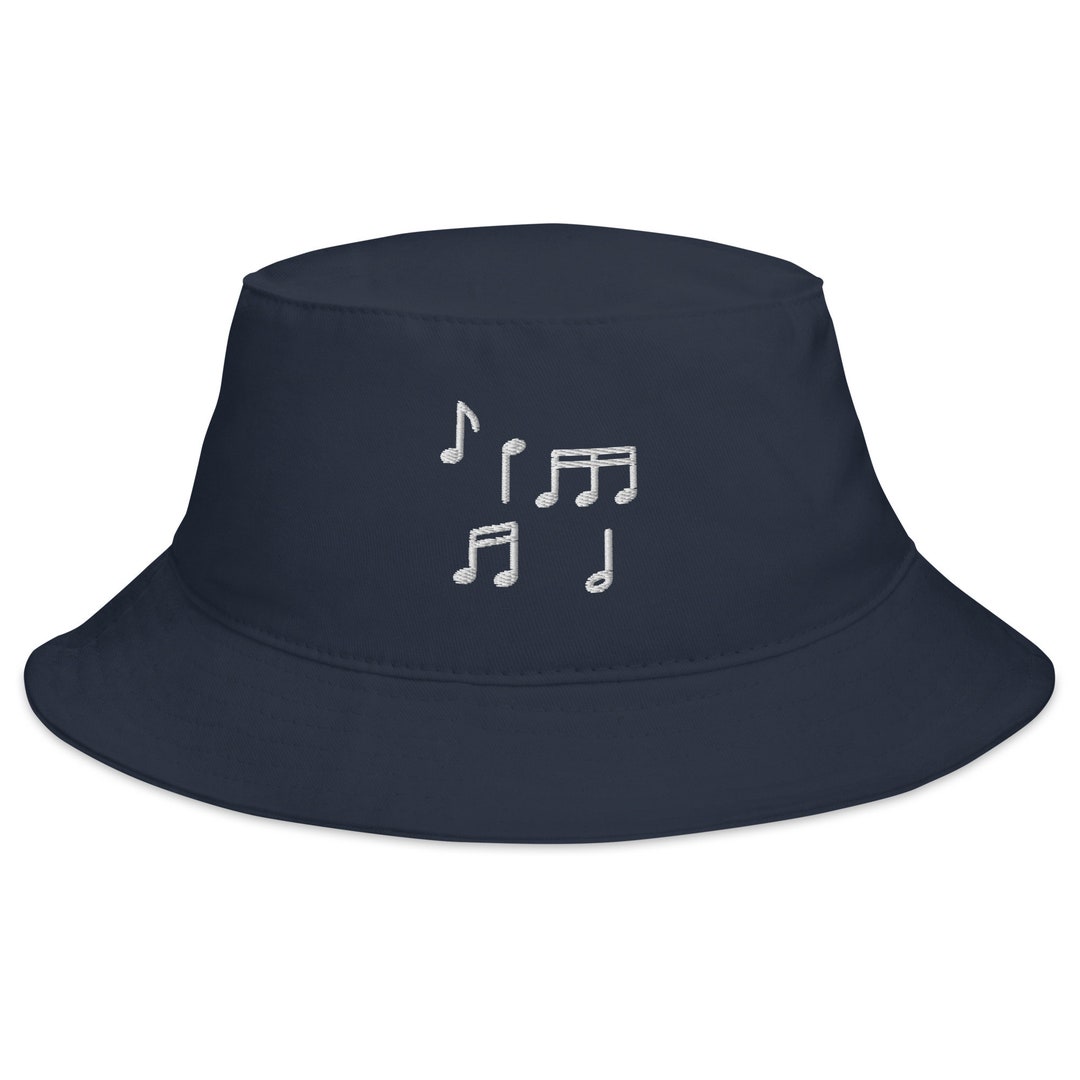 Music Notes Bucket Hat - Etsy