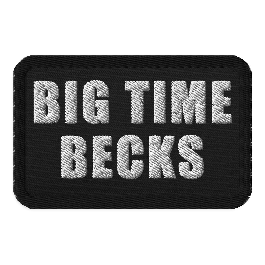 WWE Becky Lynch ""big Time Becks" Embroidered Patch - White Lettering ...