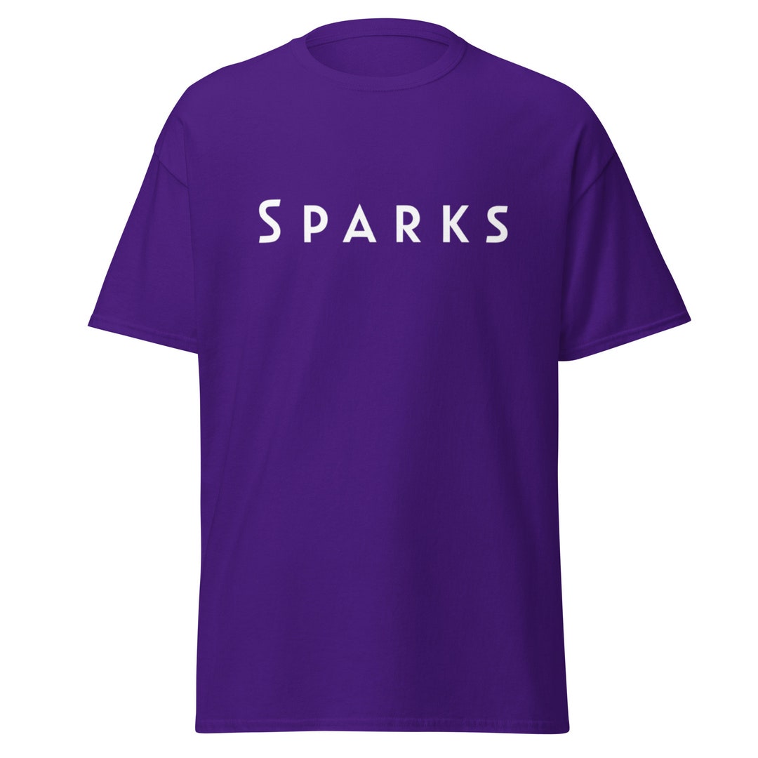 Sparks Lifestyle Based Tee (modern Type - White Lettering) - Etsy