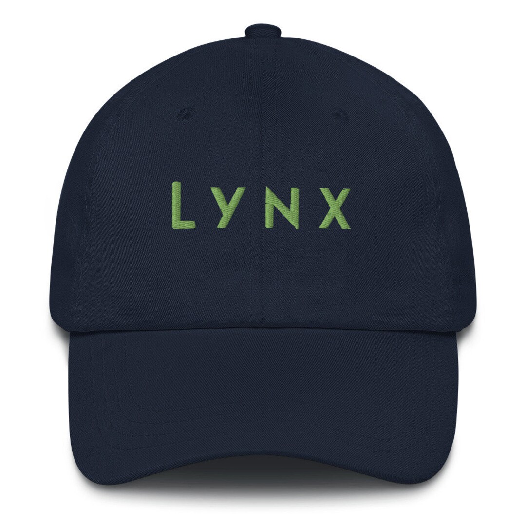 Lynx Lifestyle Based Dad Hat (modern Type - Green Lettering) - Etsy