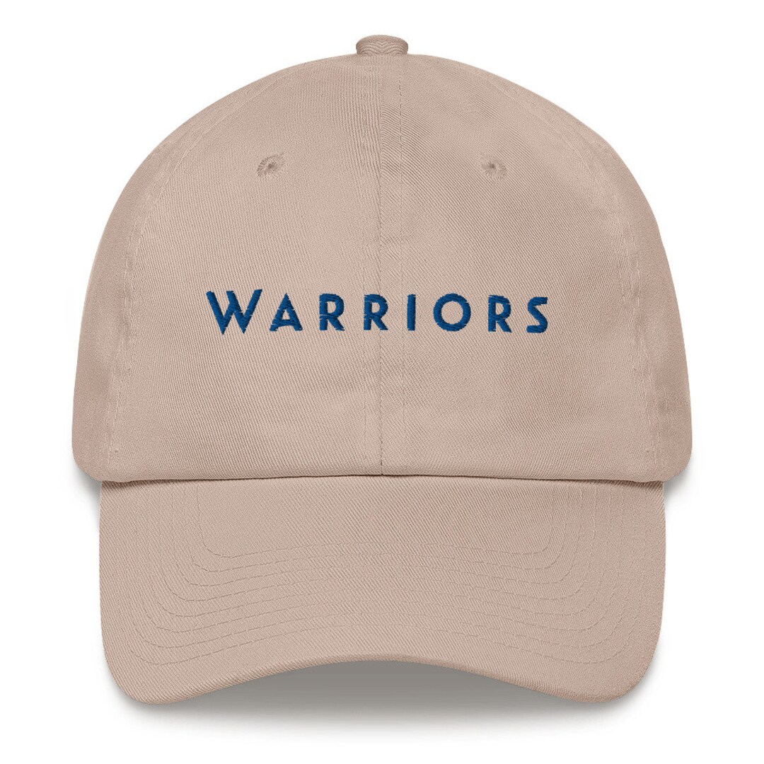 Warriors Lifestyle Based Dad Hat (modern Type - Warriors Blue Lettering ...