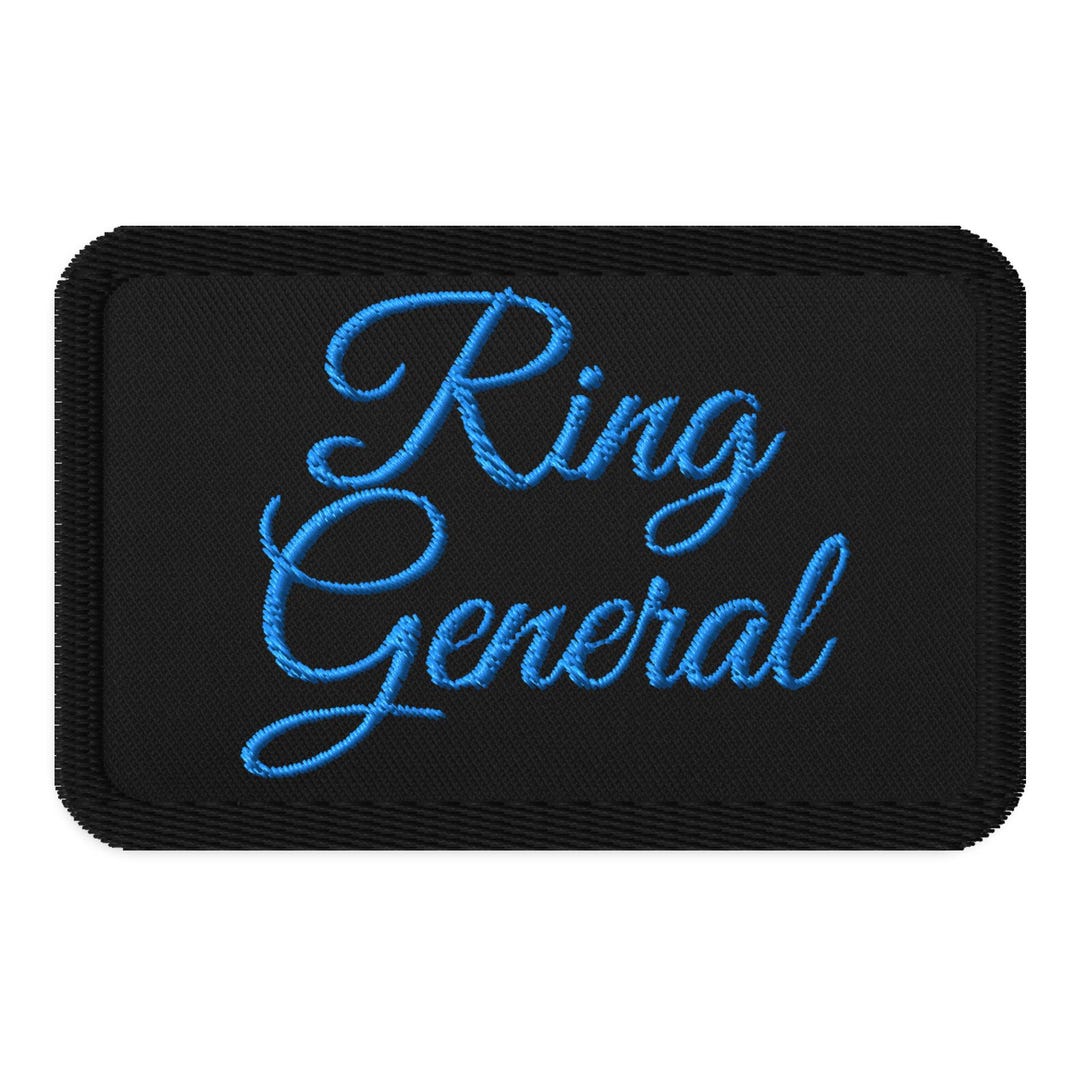 WWE Gunther "ring General" Embroidered Patch - Blue Lettering - Etsy