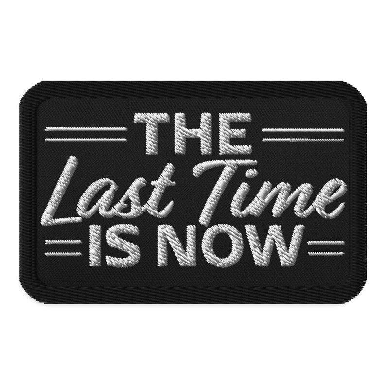 WWE John Cena "the Last Time is Now" Embroidered Patch - White ...