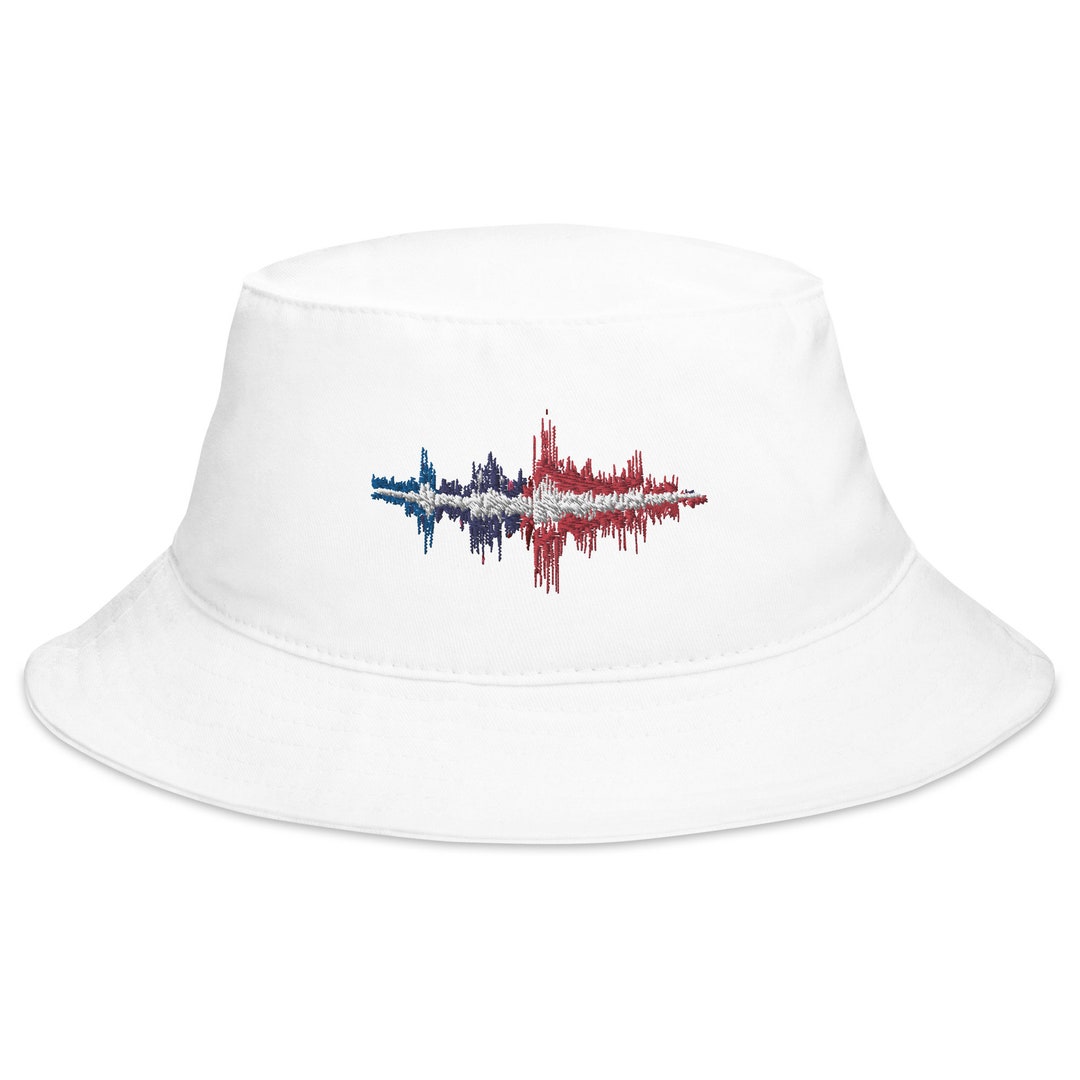 Sound Wave Bucket Hat - Etsy