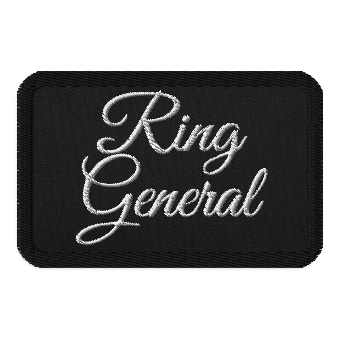 WWE Gunther "ring General" Embroidered Patch - White Lettering - Etsy
