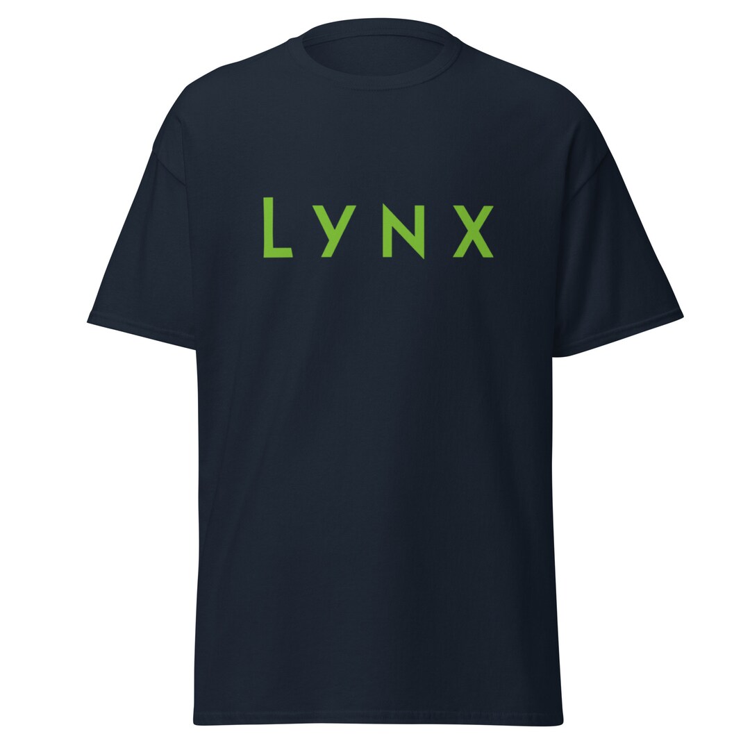 Lynx Lifestyle Based Tee (modern Type - Green Lettering) - Etsy