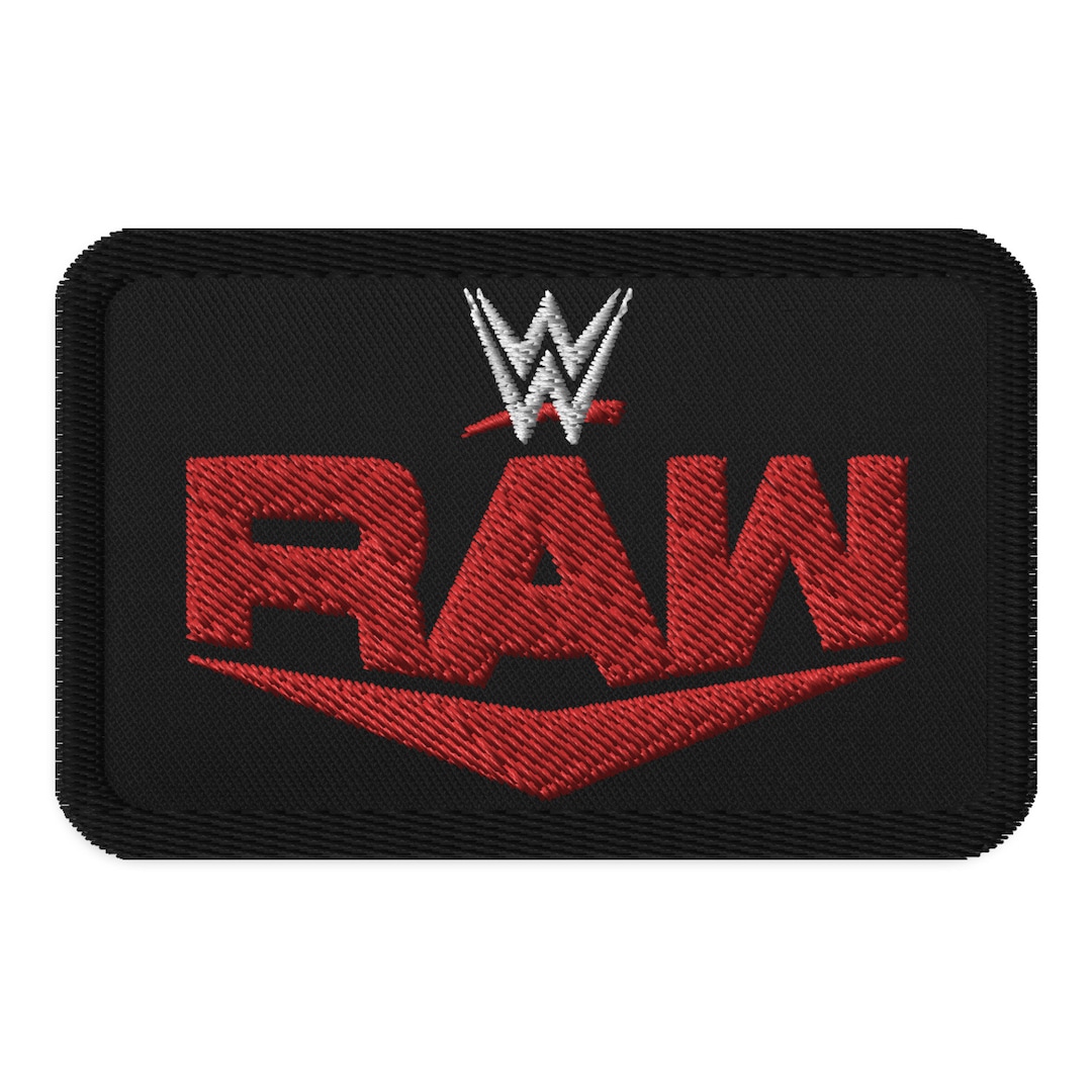 WWE Raw Logo Embroidered Patch - Etsy