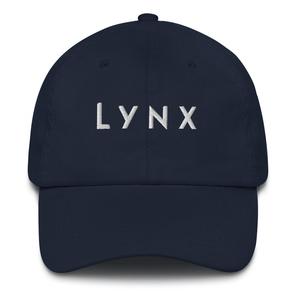 Lynx Lifestyle Based Dad Hat modern Type White Lettering - Etsy