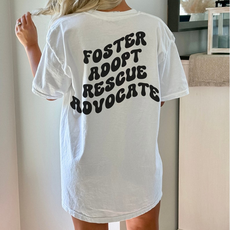 Foster Adopt Rescue Advocate Shirt Rescue Dog T-shirt Adopt - Etsy