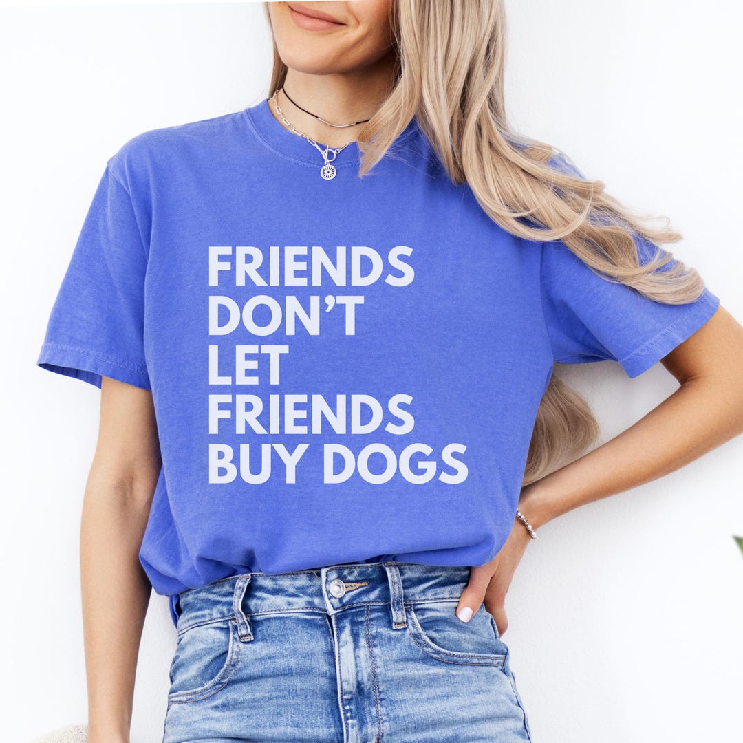 Dog Rescue Comfort Colors T-shirt: Adopt Don't Shop, Volunteer Gift - Etsy