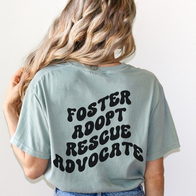 Foster Adopt Rescue Advocate Shirt Rescue Dog T-shirt Adopt - Etsy