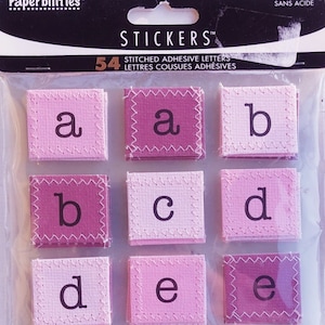 You Choose Letters, Alphabet, Alpha, Words.. Scrapbook Stickers ...