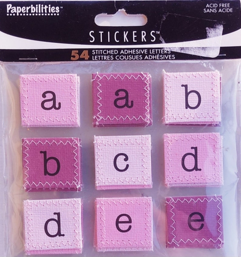 You Choose Letters, Alphabet, Alpha, Words.. Scrapbook Stickers ...