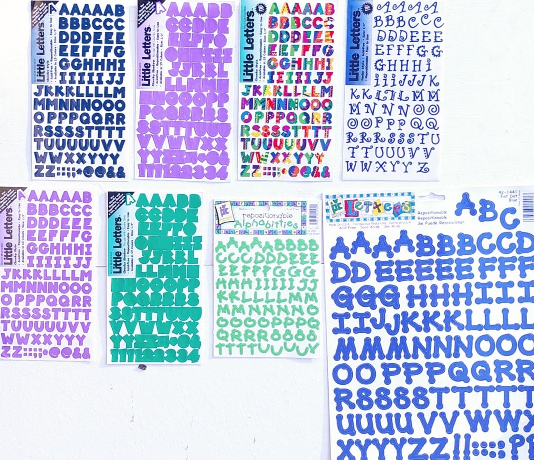 You Choose Alphabet, Letters, Numbers, Alpha, Punctuation, Words ...