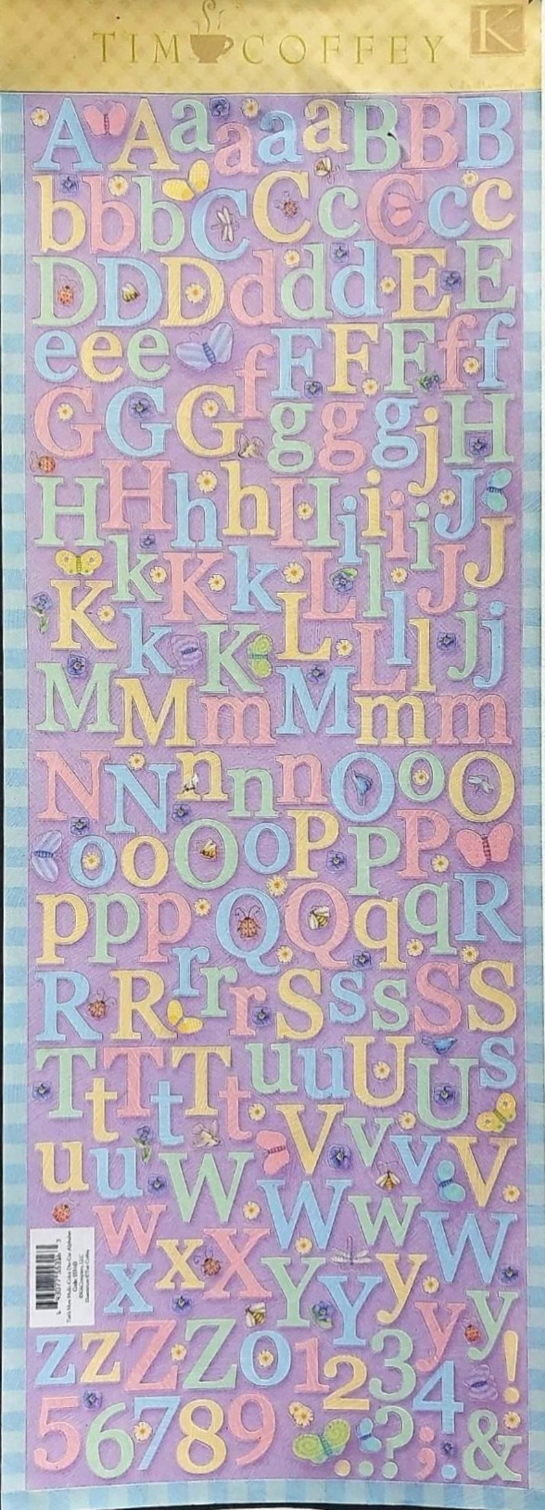 You Choose Alphabet, Letters, Alpha, Numbers, Punctuation.. Scrapbook ...