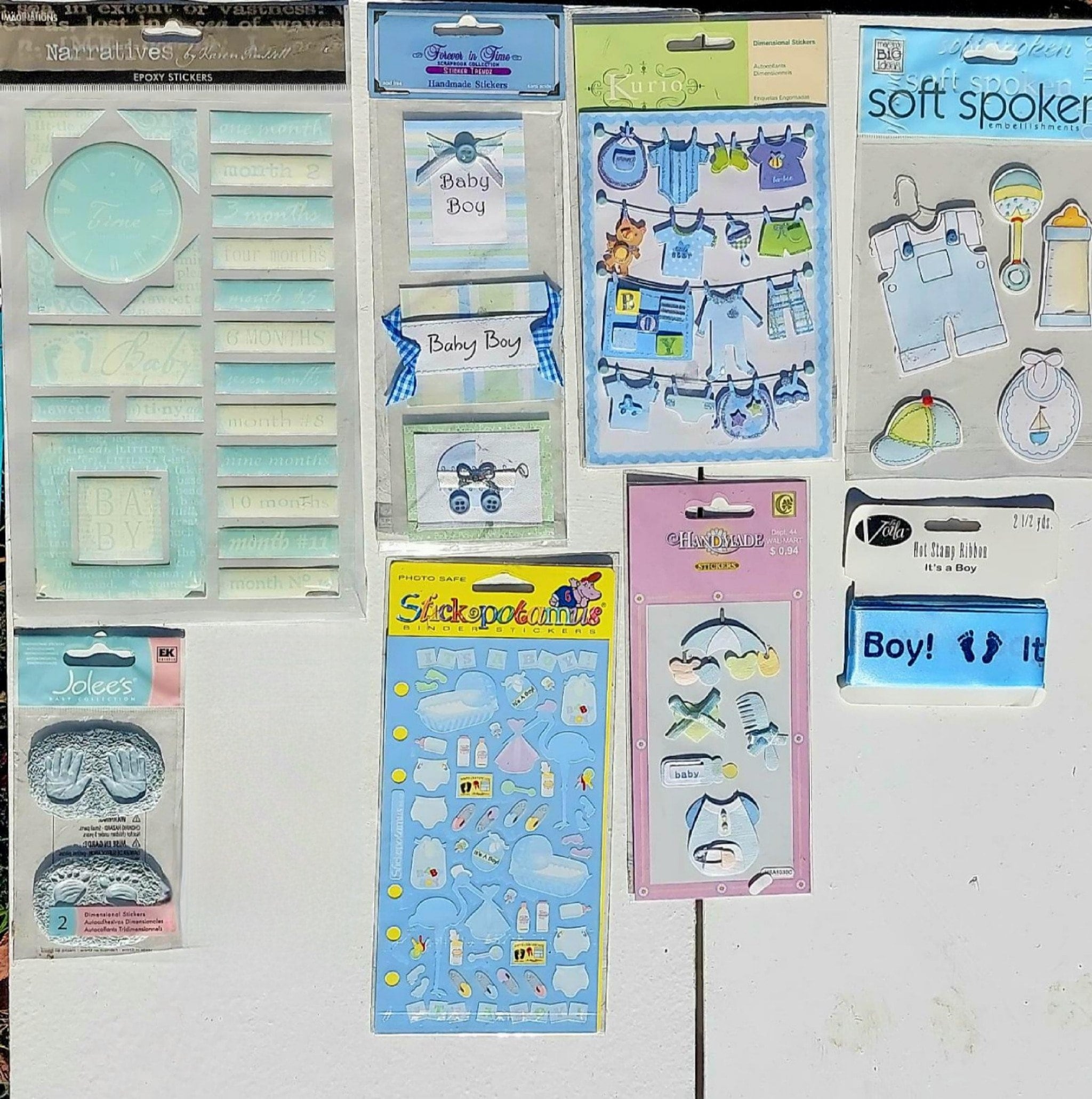 You Choose Baby Boy, Infant, Child, Baby, Boy, Blue..scrapbook Stickers ...