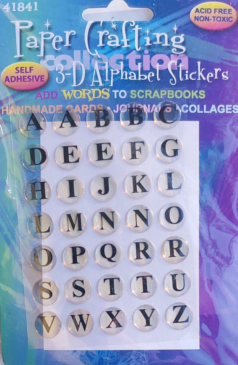 You Choose Letters, Alphabet, Alpha, Words.. Scrapbook Stickers ...