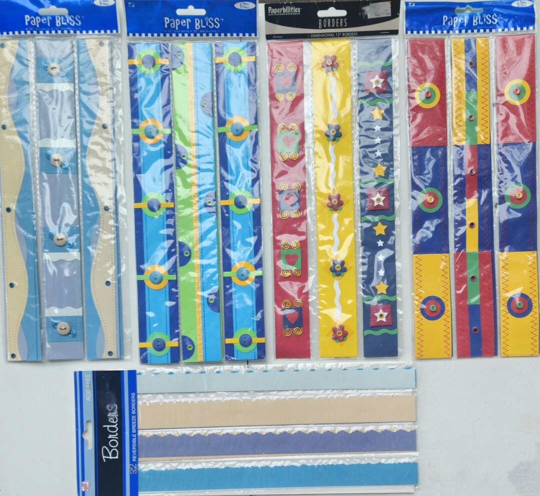 You Choose Borders, Die Cuts ,embellishments, Layouts.. Scrapbook ...