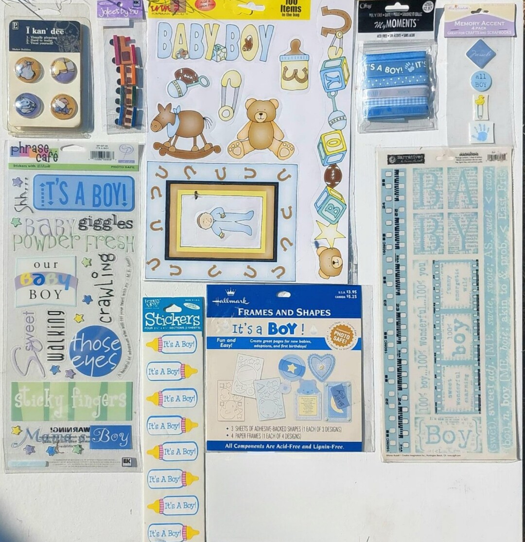 You Choose Baby, Boy, Infant, Child, Son.. Scrapbook Stickers/kits ...