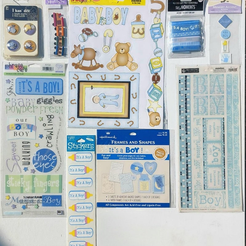 Scrapbook Stickers - Etsy