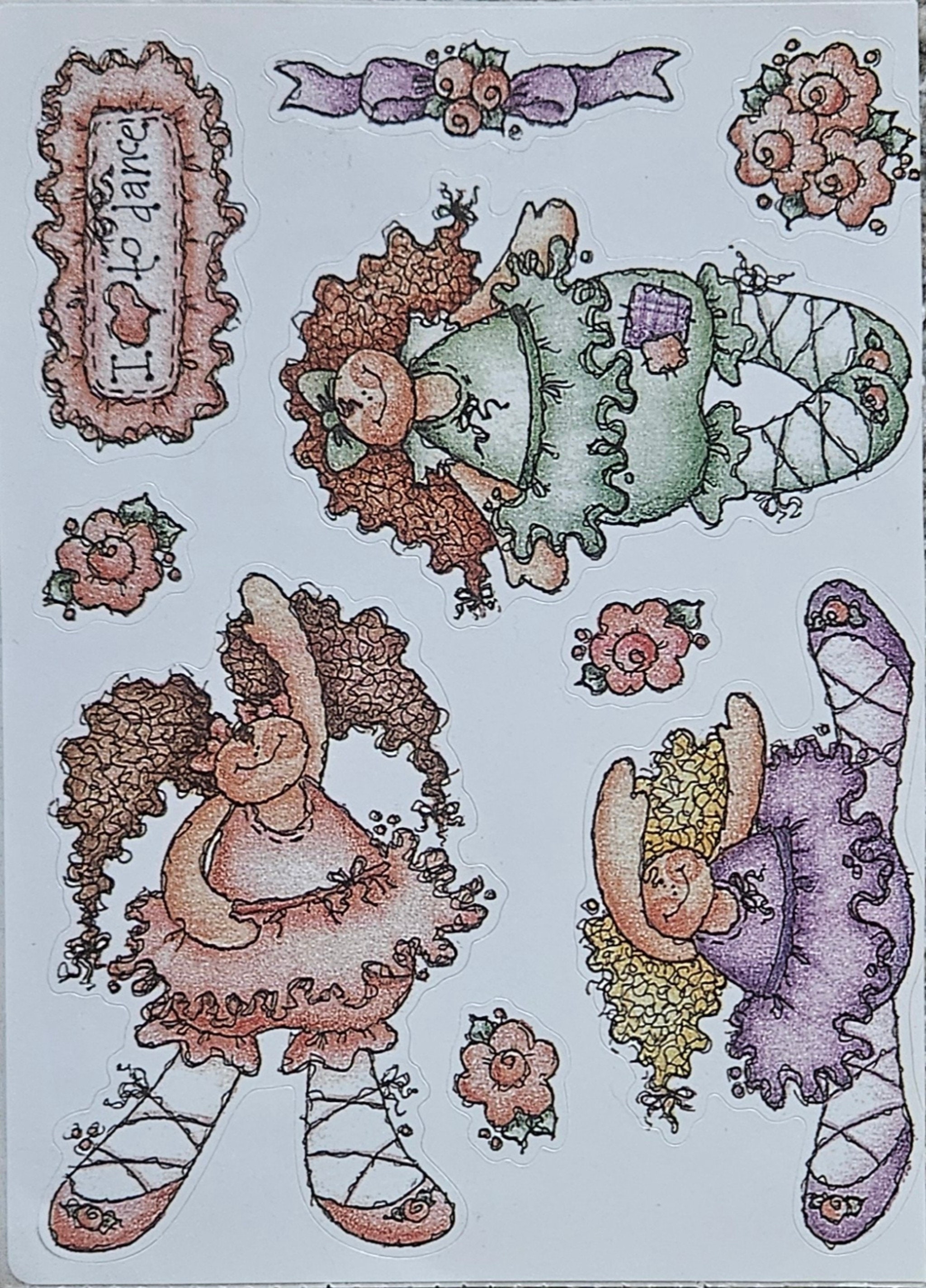 Girl Scrapbook Stickers, Paper, Tags, and Kits - Etsy