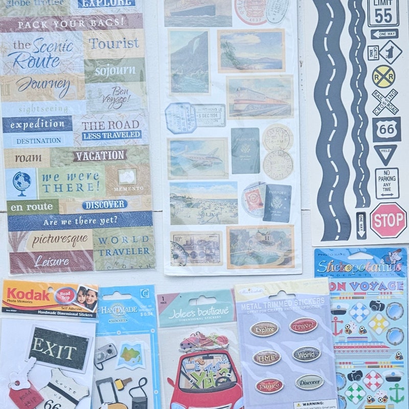 Scrapbook Stickers - Etsy