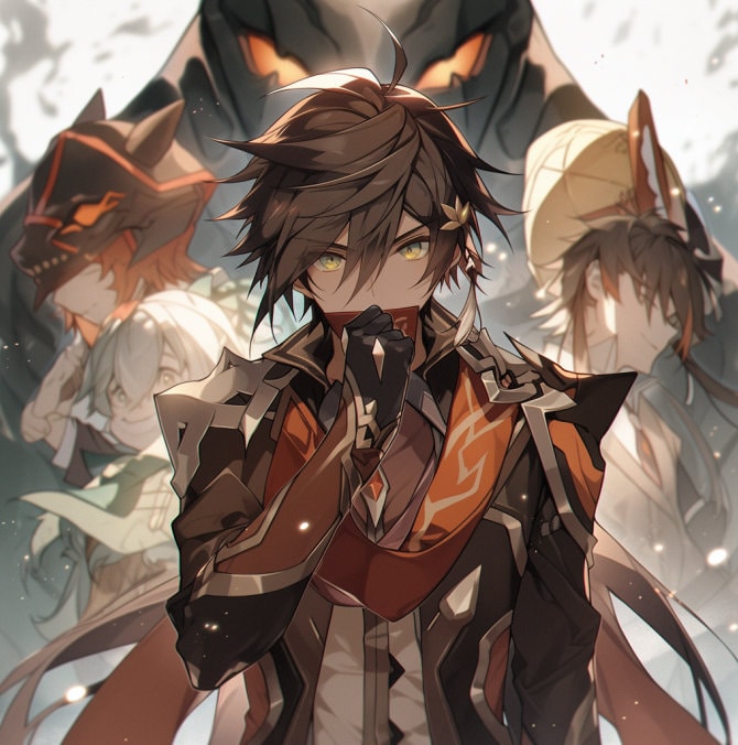 Custom Genshin Impact Character Art Design Portrait Ai - Etsy Australia