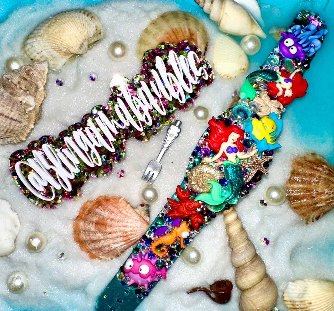 Kawaii Inspired Disney Magicband Embellished Rhinestone Little Mermaid ...